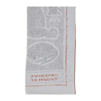 Jacquemus Homme, Accessoires, Blanc, Taille: ONE Size Le Paysan Scarf