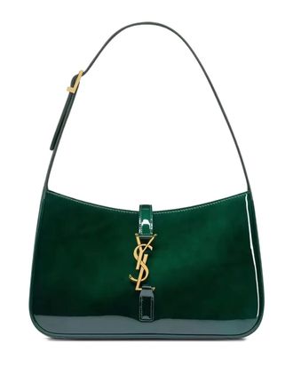 Saint Laurent Le 5 a 7 Schultertasche - Gr&uuml;n