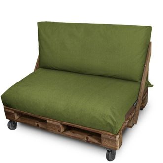 Happers Happers - Coussin palette dext&eacute;rieur Si&egrave;ge et/ou Dossier 120x60x20 Vert Naylim Mate