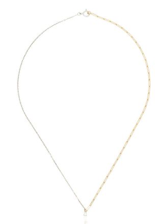 Yvonne Léon collier en or blanc 18ct orné de diamants