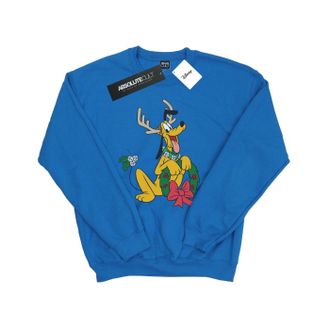 Disney Pluto Christmas Reindeer Sweatshirt f&uuml;r Herren (K&ouml;nigsblau)