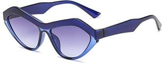 Generic Lunettes de soleil triangulaires oeil de chat pour hommes et femmes photographie de rue ombrage extérieur (couleur : B, taille : moyen) 2026, F, Taill