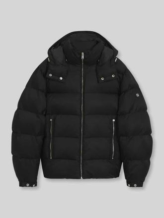 HUGO BOSS Regular Fit Daunenjacke mit abnehmbarer Kapuze