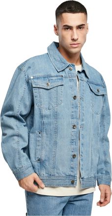 Southpole Herren Script Denim Jacket mid Blue, L