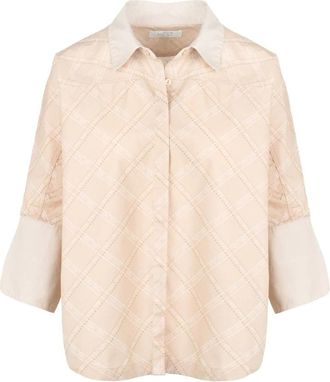 H&eacute;st H&eacute;st, Femme, Blouses et Chemises, Beige, Taille: 36 FR Chemises