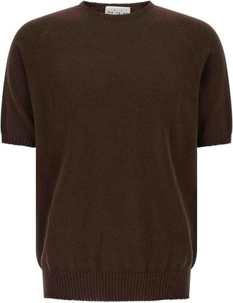 Maryya Pull Col Rond - Marron