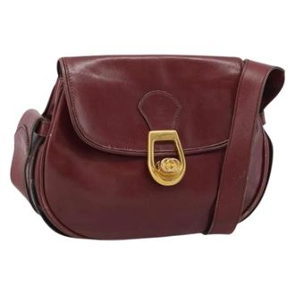 Gucci Sac bandouli&egrave;re vintage doccasion - Femme - Pre-owned - Rouge - Taille: ONE Size