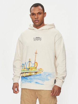 Puma Sweatshirt Showtime 624735 &Eacute;cru Relaxed Fit