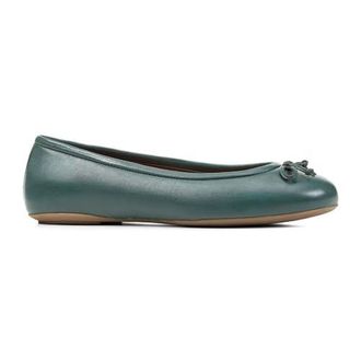 Geox Womens D Palmaria B Ballet Flat, 4 UK, Vert fonc&eacute;., 37.5 EU