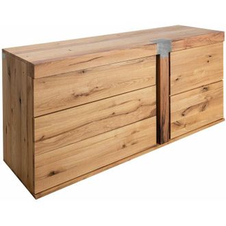 Massivmoebel24 Sideboard Wildeiche / Zerreiche 160x45x75 natur ge&ouml;lt new amsterdam 10