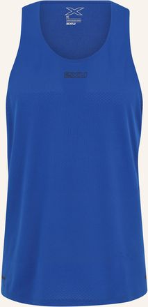 2XU Lauf Tank Light Speed Tech Singlet blau