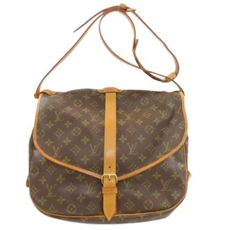 Louis Vuitton Pre-owned Saumur 35 Schultertasche - - Pre-owned - Damen - Braun - ONE SIZE