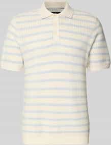 Mc Neal Poloshirt mit Polokragen und kurzer Knopfleiste