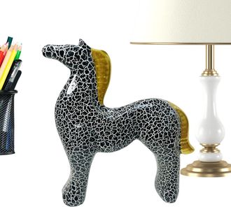 Generic Deko F&uuml;r Zuhause | &Auml;sthetische Stalltier Skulptur,Farbenfrohe Sammlerfigur deko - F&uuml;r Wohnzimmer Studierzimmer B&uuml;ro Hotel Restaurant Wohnung Studenten