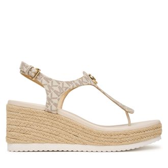 Michael Kors Espadrilles MICHAEL Michael Kors Val Thong Wedge 40S6VAMS1B &Eacute;cru