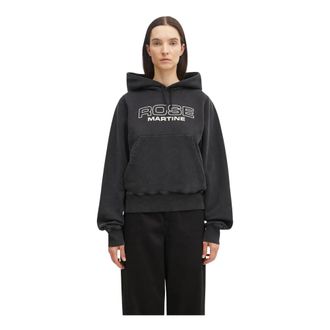 Martine Rose Shrunken Hoodie - - Sweatshirts & Hoodies - Damen - Schwarzk - M