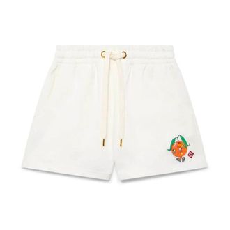 Casablanca Sportliche Sweatshorts Waw25Jtr18601 - - Shorts - Damen - Wei&szlig; - L