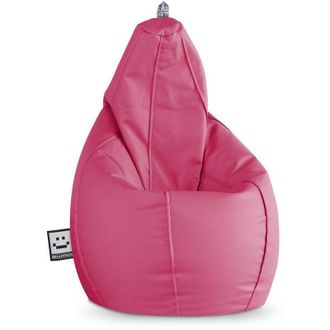 Happers Happers - Pouf Poire Similicuir Indoor Fuchsia xxl