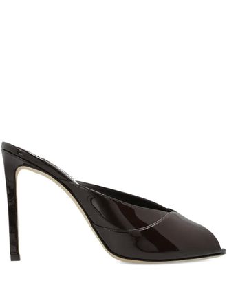 Jimmy Choo London Brigitte leather sandals - Marron