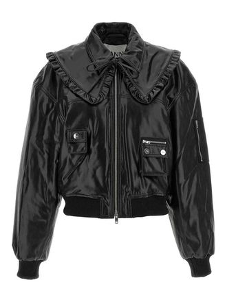 Ganni Bomber - Noir