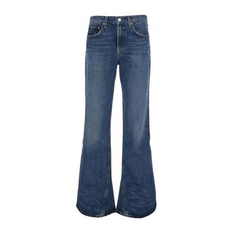 A Gold E Femme, Jeans, Bleu, Taille: W27 Jean &Eacute;vas&eacute; Arc Wide Leg