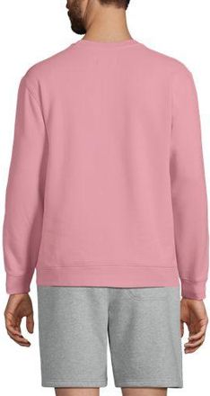 Lands End Rundhals-Sweatshirt SERIOUS SWEATS, Herren, Gr&ouml;&szlig;e:48-50 regular, Rot, Baumwoll-Mischung/Polyester-Mischung, by Lands End
