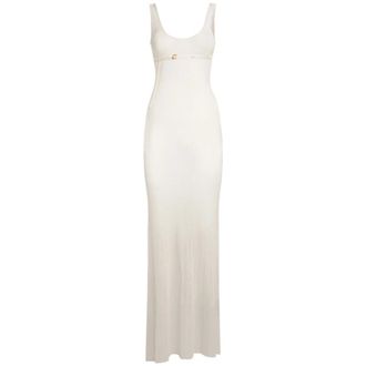 Jacquemus Damen, Kleider, Wei&szlig;, LGr&ouml;&szlig;e