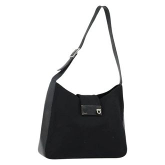 Ferragamo Pre-owned Nylon Schultertasche - - Pre-owned - Damen - Schwarzk - ONE SIZE
