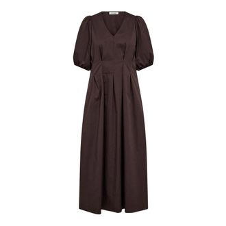 Coach Femme, Robes, Brun, Taille: 44 FR Robes Midi