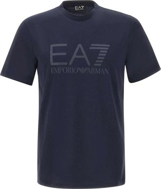 Emporio Armani Emporio Armani Ea7, Homme, Tops, Bleu, Taille: M Core Identity T-shirt