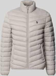 Review Regular Fit Steppjacke mit Logo-Stickerei