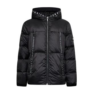 John Richmond Homme, Vestes, Noir, Taille: S Puffer Jacket