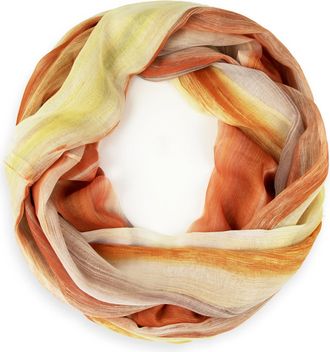 Glamexx24 Loop Schlauchschal f&uuml;r Damen, Farbverlauf Sommer Loop Rundschal Leichter Verlauf Regenbogen Sommerlicher Schal