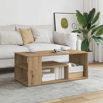 vidaXL Couchtisch Artisan-Eiche 100x50x40 cm Holzwerkstoff Vidaxl