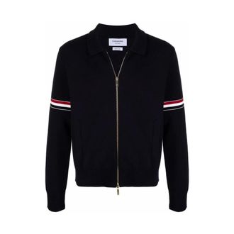 Thom Browne Herren, Strickwaren, Blau, MGröße