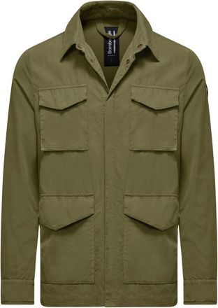 Bomboogie Homme, Vestes, Vert, Taille: XL Veste en coton/nylon avec col