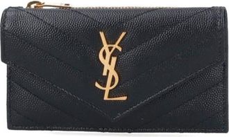 Saint Laurent Monogram Fragments Card Holder
