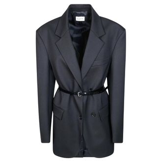 P.A.R.O.S.H. Sallia Bi-Stretch Jacke - - Jackets - Damen - Schwarzk - S