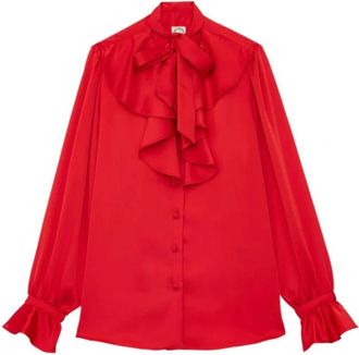 Ines De La Fressange Femme, Blouses et Chemises, Rouge, Taille: 38 FR Fanfan Shirt