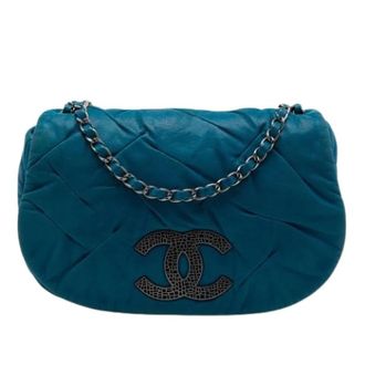 Chanel Sac bandouli&egrave;re vintage Pre-owned - Femme - Pre-owned - Bleu - Taille: ONE Size