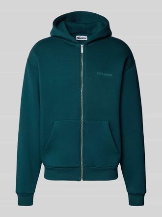 Review Sweatjacke mit K&auml;nguru-Tasche
