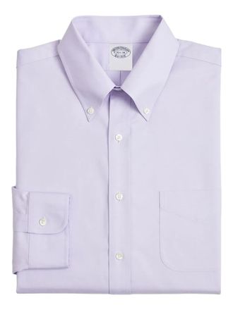 Brooks Brothers chemise &agrave; fermeture dissimul&eacute;e - Violet