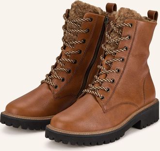 Paul Green Schnürboots braun