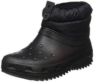 Crocs Femme Classic Neo Puff Shorty Boot W Bottes, Black, 36/37 EU
