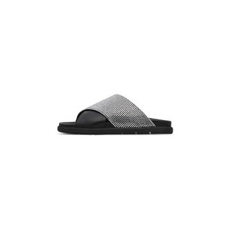 Loriblu Kristallverzierte flache Pantoletten aus Nappaleder - - Shoes - Damen - Mehrfarbig - 39 EU