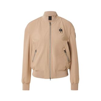 Blauer Bomberjacke - - Jackets - Damen - Beige - M