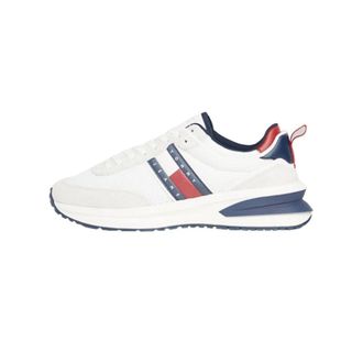 Tommy Hilfiger Leather Outsole Runner Sneakers - - Shoes - Herren - Wei&szlig; - 42 EU