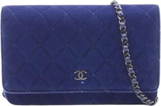 Chanel Sac bandouli&egrave;re vintage doccasion - Femme - Pre-owned - Bleu - Taille: ONE Size