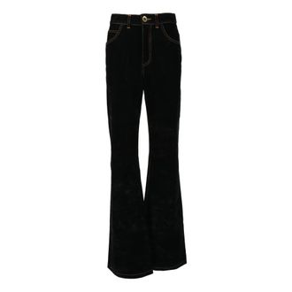 Nineminutes Baumwollmischung Freizeithose - - Jeans - Damen - Schwarzk - M