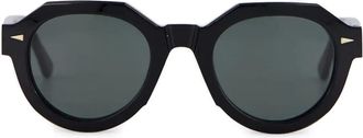 Ahlem lunettes de soleil &agrave; monture ronde - Noir